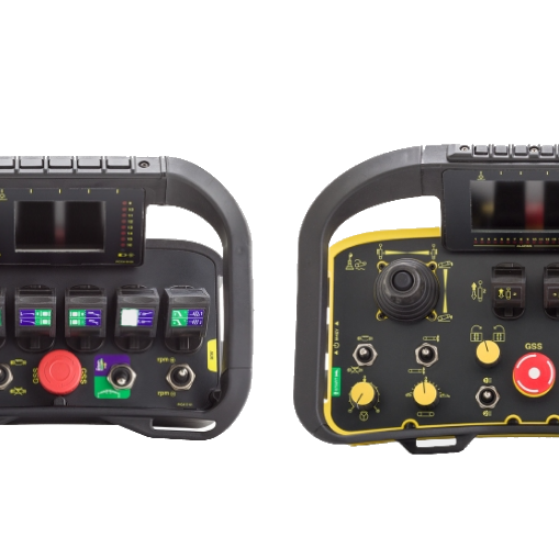 Industrial pushbutton and Joystick Model radio remote controls